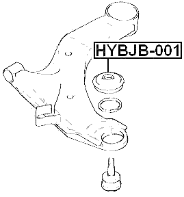 Ball Joint Boot 38.5X31X16 Fits Hyundai 3615.11, 40192-JK00R, 54503 ...