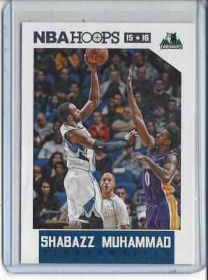 Shabazz Muhammad, 2015-16 Hoops Basketball Card #178 (C) | eBay