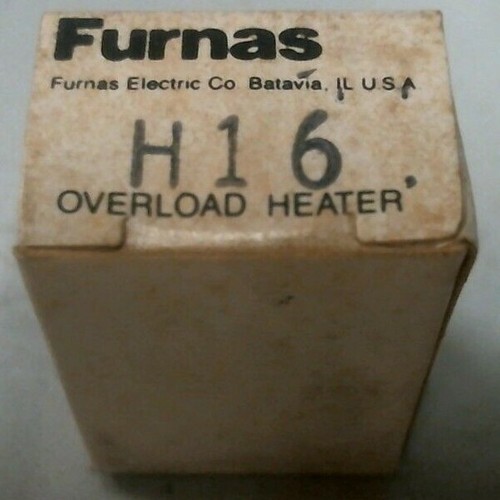 (6 AVAILABLE) FURNAS H16 OVERLOAD HEATER ELEMENT -FREE SHIPPING | eBay
