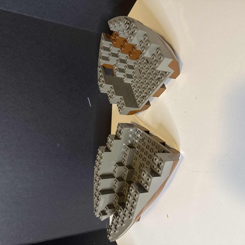 LEGO Brown Gray Boat Hull Bow and Stern 6271 6268 Pirate Ship Parts | eBay