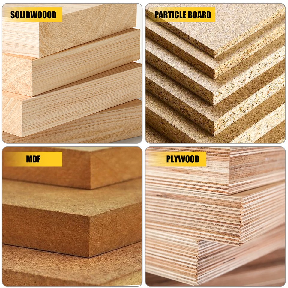 3x Carbide Router Bit Set 1/4" Shank Door Window Panel Cabinet ...