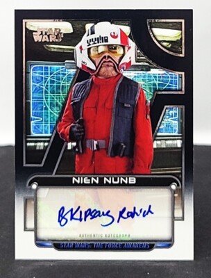 KIPSANG ROTICH Signed 2018 Topps Star Wars Galactic Files Card #A-KR ...