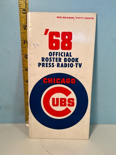 1968 Chicago Cubs Mid-Season Edition Baseball Radio Press TV Media ...