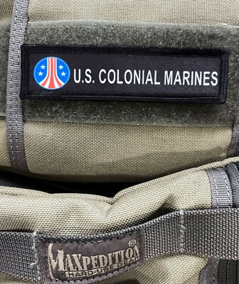 1x4 Aliens Colonial Marines Morale Patch Tactical Military Army Game ...
