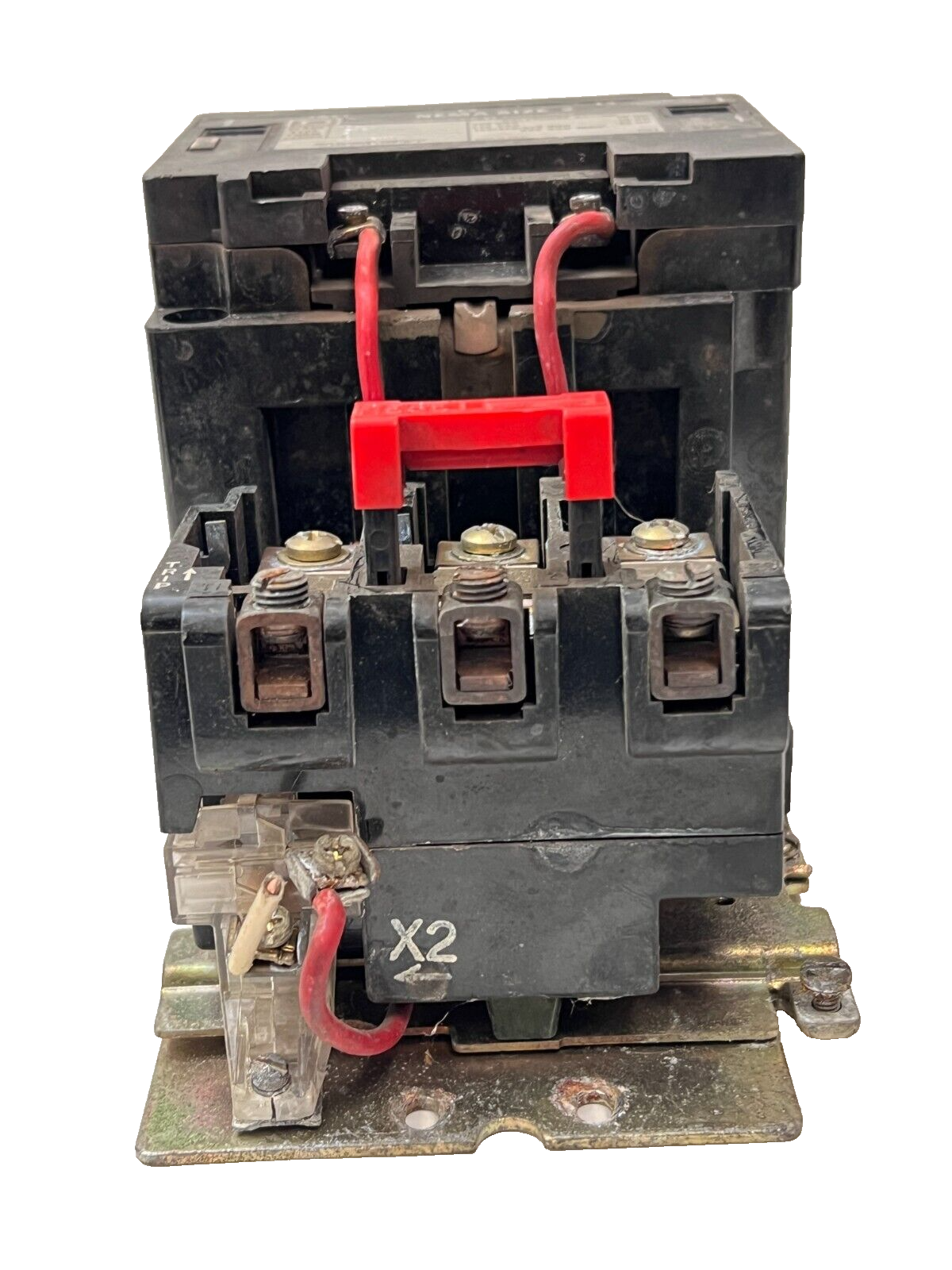 SQUARE D SIZE 2 MOTOR STARTER 600 VAC 25 HP 120V COIL 8536 SDG1 ...