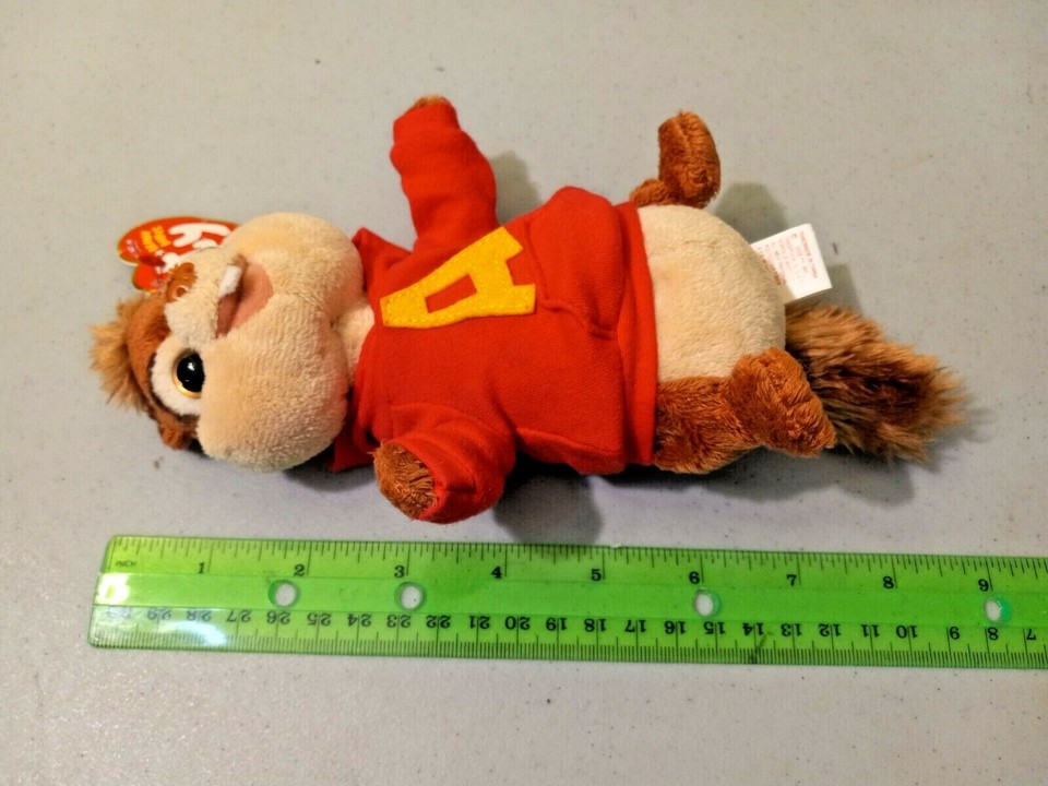 Ty Beanie Rare 2008 Alvin and the Chipmunks Plush from DVD Gift Set 6.5 ...