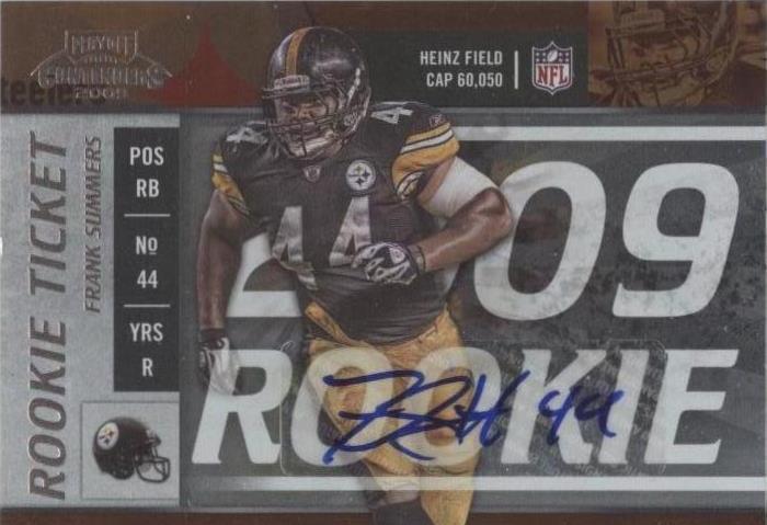 2009 Playoff Contenders - Frank Summers #164 (AU, RC) for sale online ...