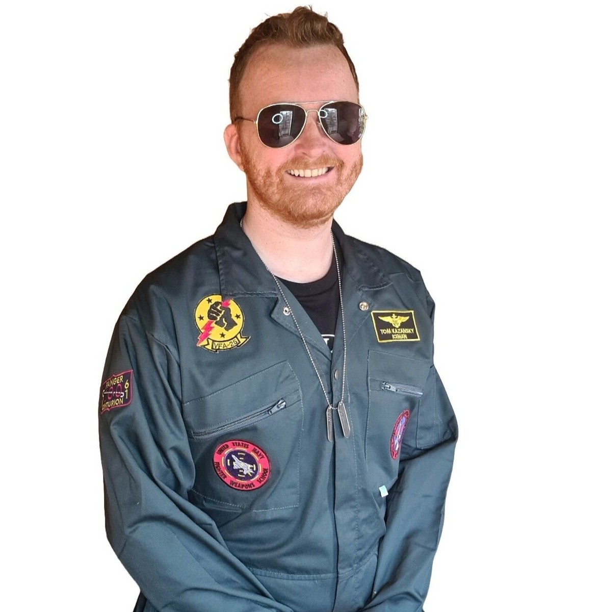 Iceman Top Gun Costume Top Gun Outfit Kopen? | Carnavalskleding.nl