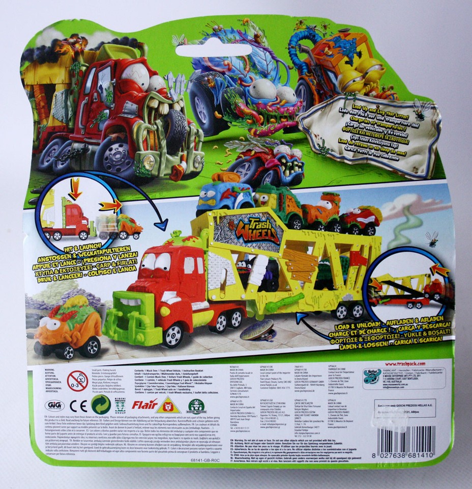 THE TRASH PACK TRASH GANG TRASH WHEELS MUCK MOVER MOOSE TOYS NEW SEALED ...