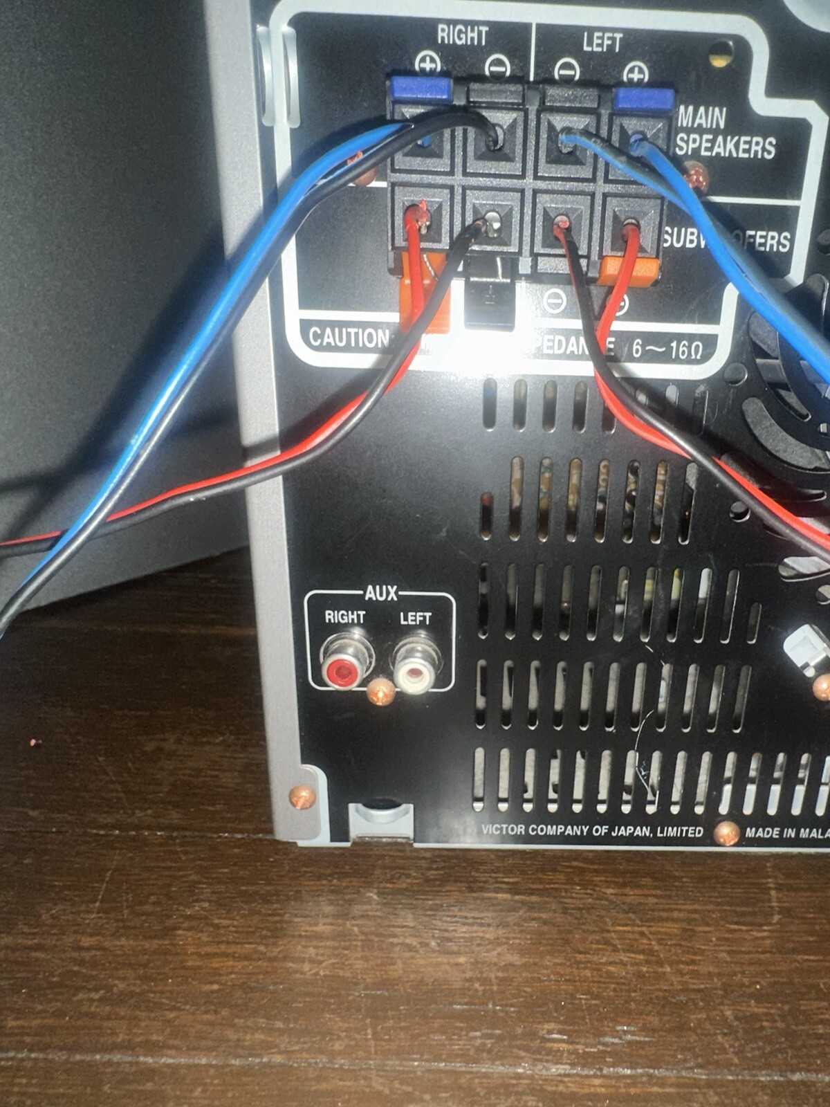 JVC HX-Z10 Compact Component System 5 Cd Cassette Sp-HCZ10 Speakers W ...