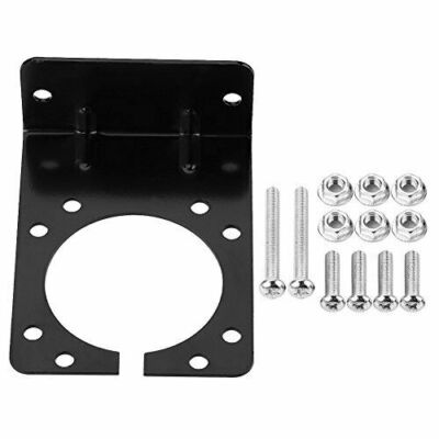 Square Connector Socket Mounting Bracket, Right Angle for Square Plug ...