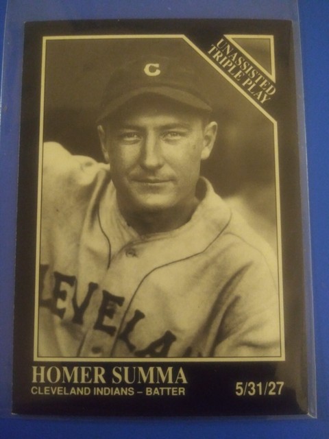 1991 The Sporting News Conlon Collection - Unassisted Triple Play #205 ...