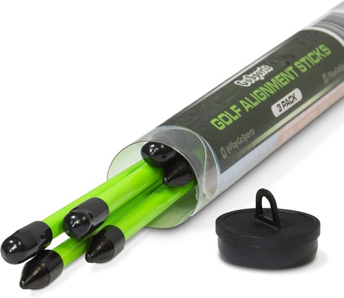 GoSports Golf Alignment Training Sticks 3 Pack - 48 Inch Green | eBay