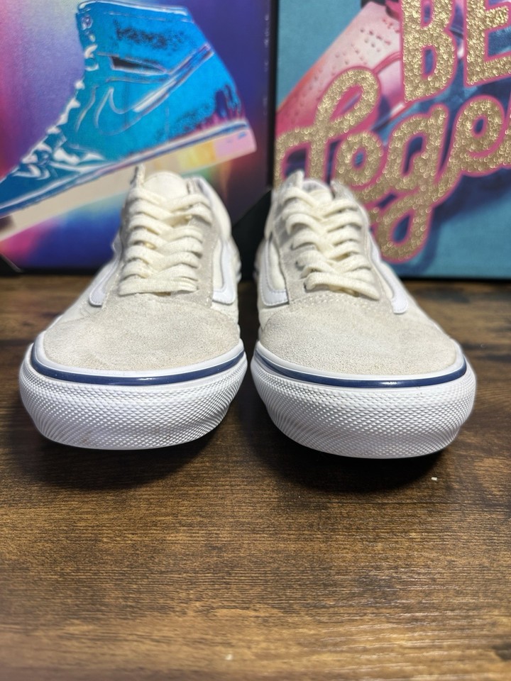 Vans Skate Old Skool Pop Cush "Cream White" sneakers sz 10 men | eBay