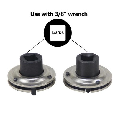 Universal Adjustable 2 & 3 Pin Brake Caliper Rewind Tool Kit Adjustable ...