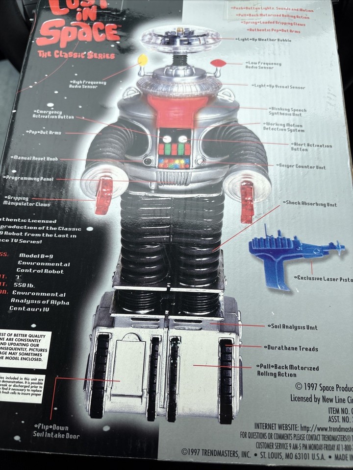 Classic Lost In Space B9 ROBOT Electronic light, sound, & Motion 10 ...