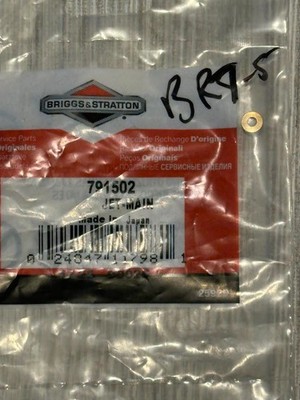 Briggs & Stratton OEM Main Jet | 791502 | eBay