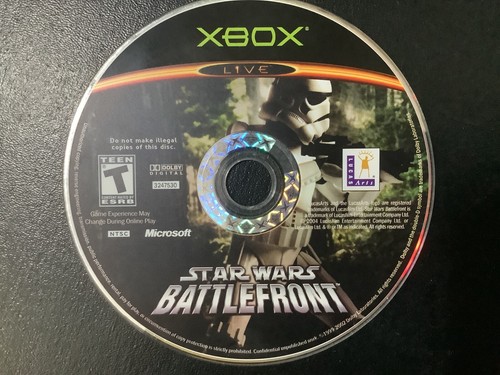 Star Wars Battlefront 1 Microsoft Original XBOX Disc Only | eBay