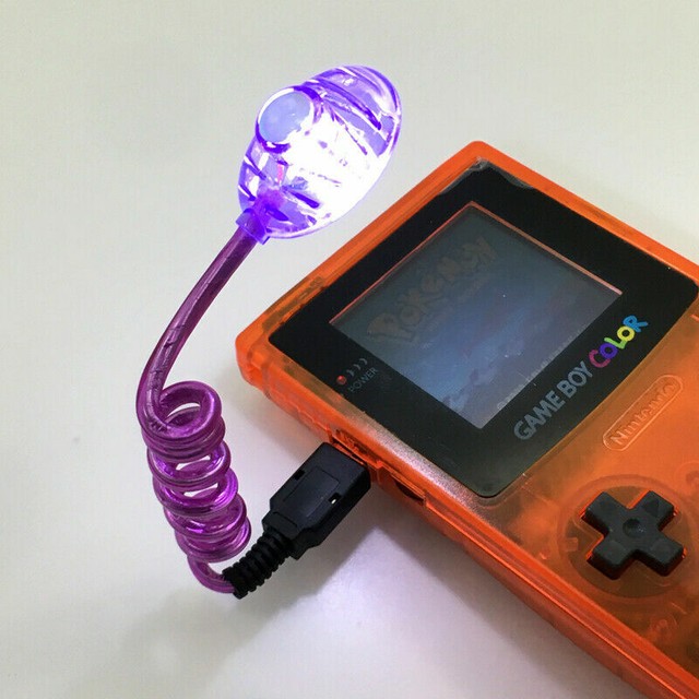 Multi-color for Game Boy GBA/SP GBC/GBP Worm Light Illumination LED ...