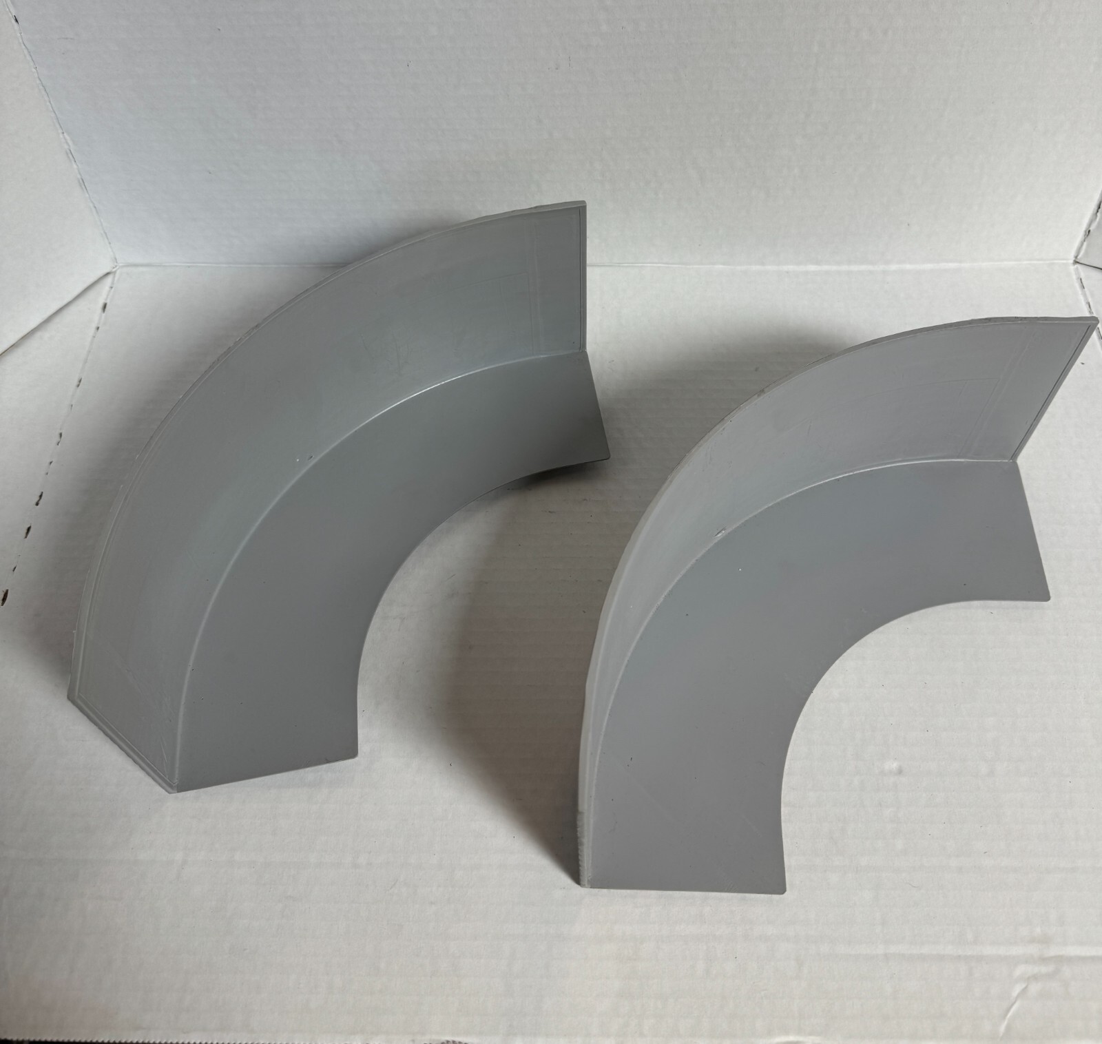 Pontoon Tritoon Boat Corner Caps Gray / Grey Large Radius - Set of 2 | eBay