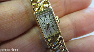 Estate Eloga Bracelet watch 14k Gold Circa 1950s Make Offer | eBay