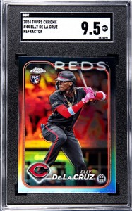 Elly De La Cruz 2024 Topps Chrome #44 Refractor Price Guide - Sports ...