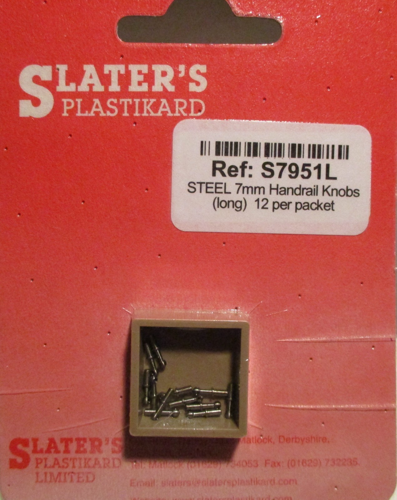 Slaters S7951L - 7mm Scale 0 - 12 x 3.2mm Steel Handrail Knobs | eBay