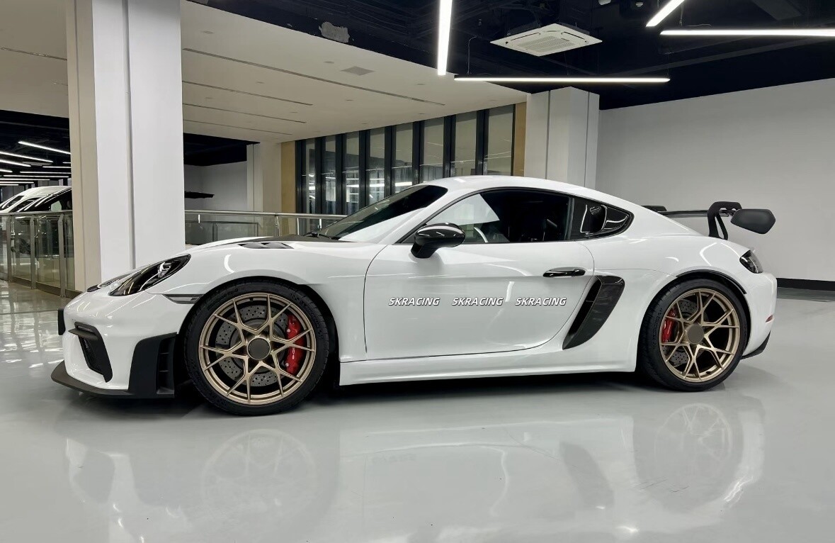 Fits 17-24 Porsche Cayman 718 982 Real Carbon Fiber Rear Window Louver ...