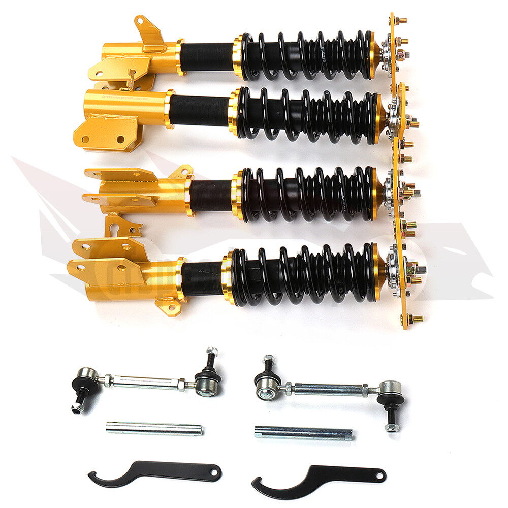 Yellow Coilovers Struts Shocks Suspension Kits For 1999-2002 Mazda ...