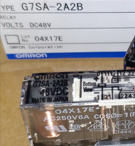 1PC NEW OMRON Safety relay G7SA-2A2B DC48V #FF | eBay