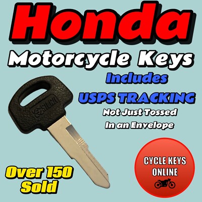 Honda Motorcycle ATV Pioneer key Cut to Code keys codes A00-A99, B00 ...
