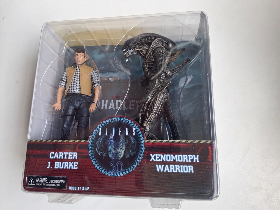 NECA Figur 2-Pack ALIEN Aliens HR Giger Carter J. Burke vs Xenomorph ...