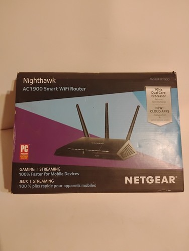 New NETGEAR AC1900 1300 Mbps 4-Port Gigabit Smart WiFi Wireless Router ...