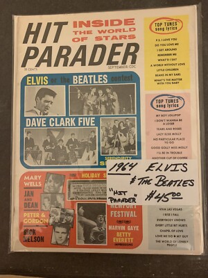 HIT PARADER MAGAZINE 1964 ELVIS, BEATLES, RICKY NELSON ETC | eBay