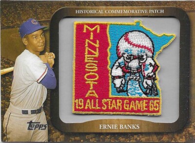 Ernie Banks 2009 Topps All-Star Game Commemorative Patch Card #lpr-127 ...