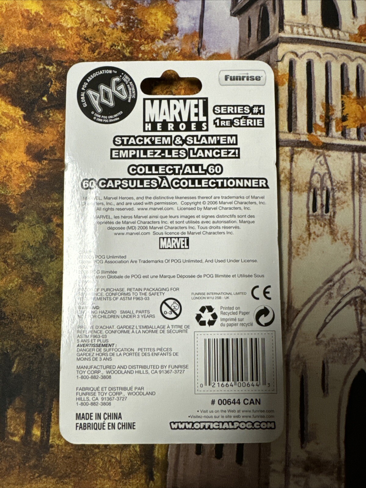 Marvel Heroes Series # 1 Stack'em and Slam'em Pog Pack 2006 | eBay