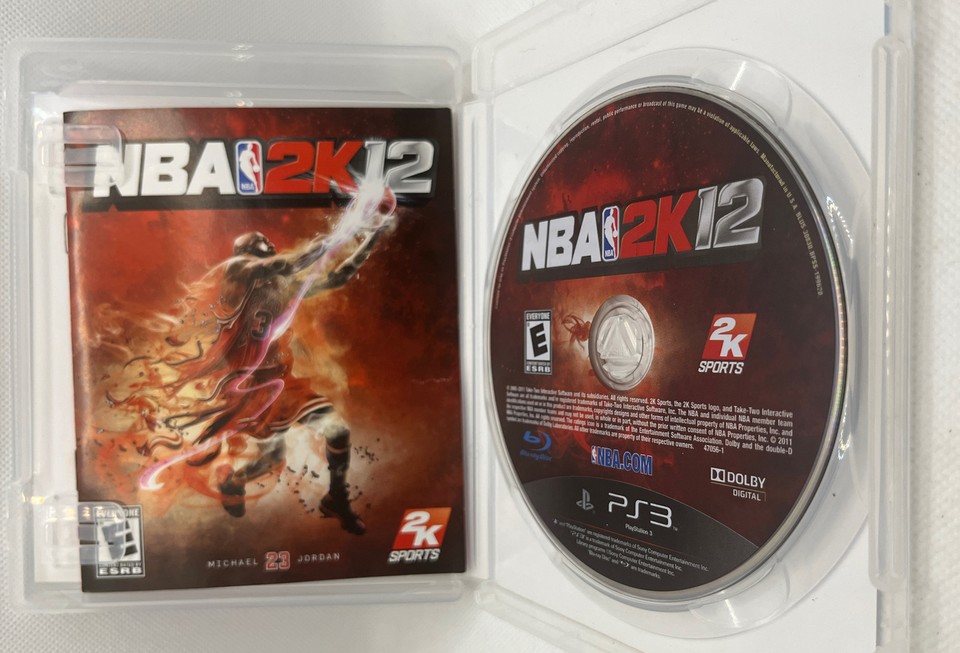 🔥 NBA 2K12 (Sony PlayStation 3, 2011, PS3 w/ Manual, Tested Works Great ...