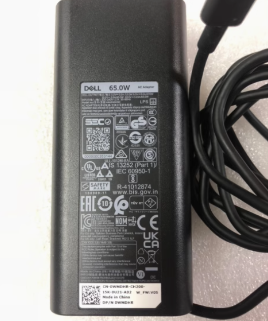 Genuine OME 65W USB C Type AC Power Adapter Charger Dell RGF3F ...