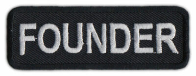 Motorcycle Biker Jacket/Vest Patch - Founder - Member Rank, Position ...