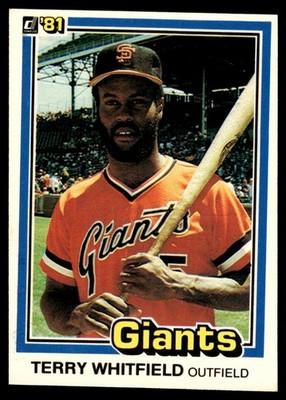 1981 Donruss Terry Whitfield San Francisco Giants #435 | eBay
