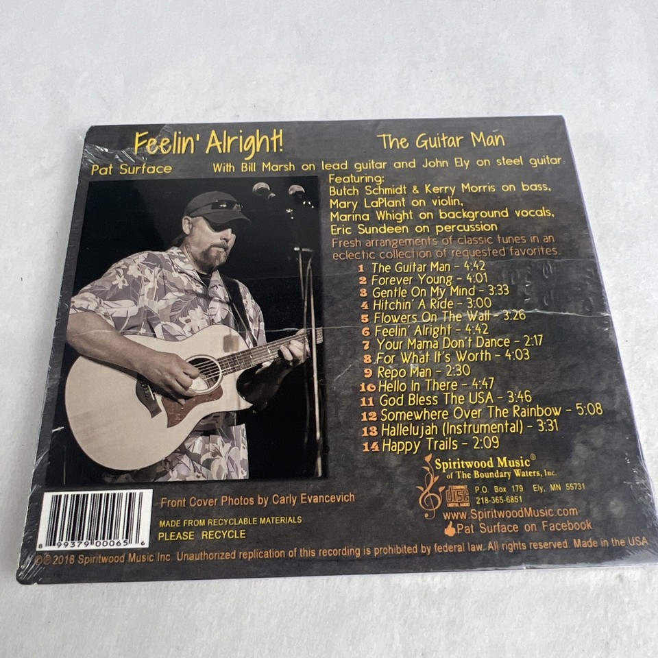 Pat Surface Feeling Alright - The Guitar Man (CD) - NEW 899379000656| eBay