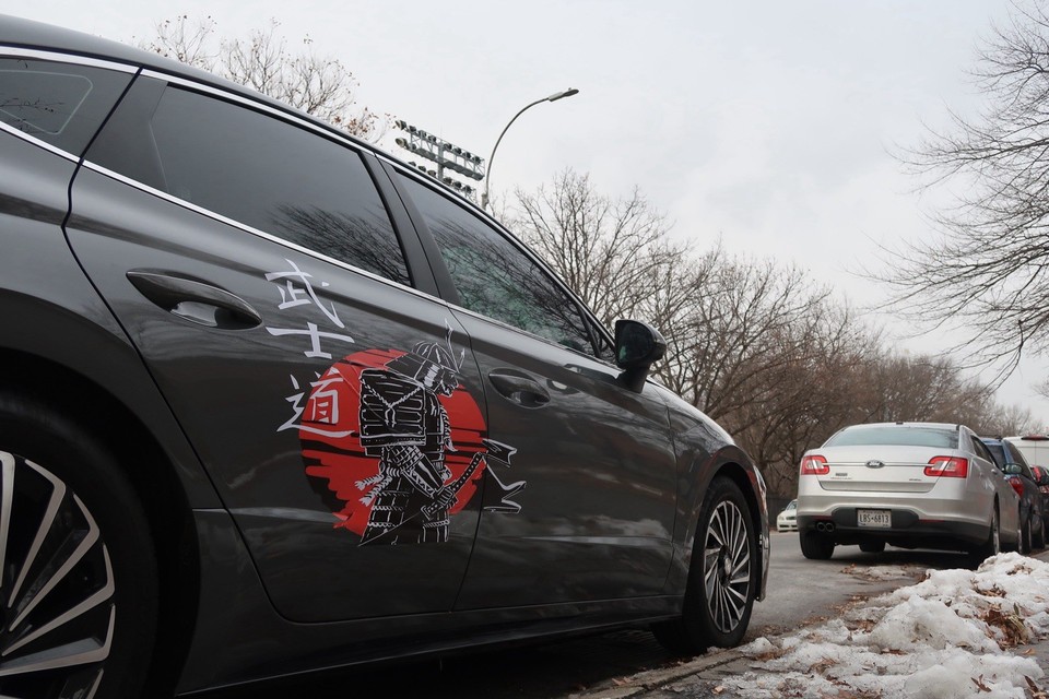 Custom Samurai Livery Racing Side Wrap; JDM Inspired Samurai Custom ...