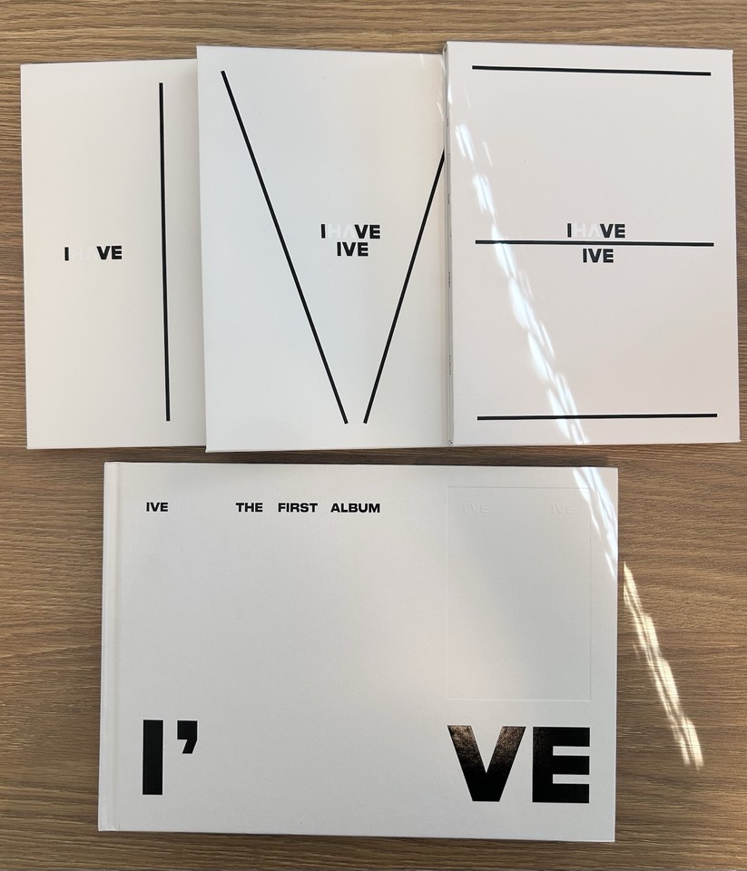 I’VE IVE Album Set Of 4 Complete With POB Film Cell, Photocards And ...