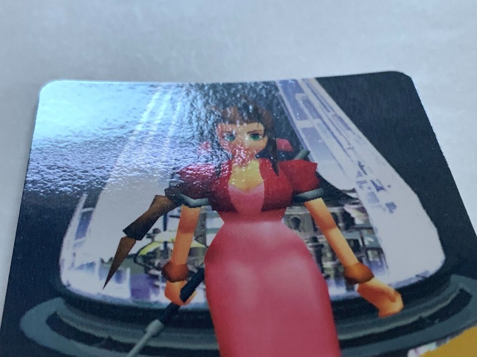 Aerith Gainsborough FINAL FANTASY VII FF7 SQUARE japanese card Japan No ...