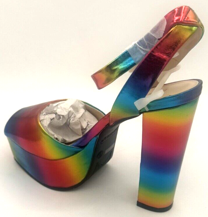 New Bamboo Rainbow Pumps (Size 6 1/2) | eBay