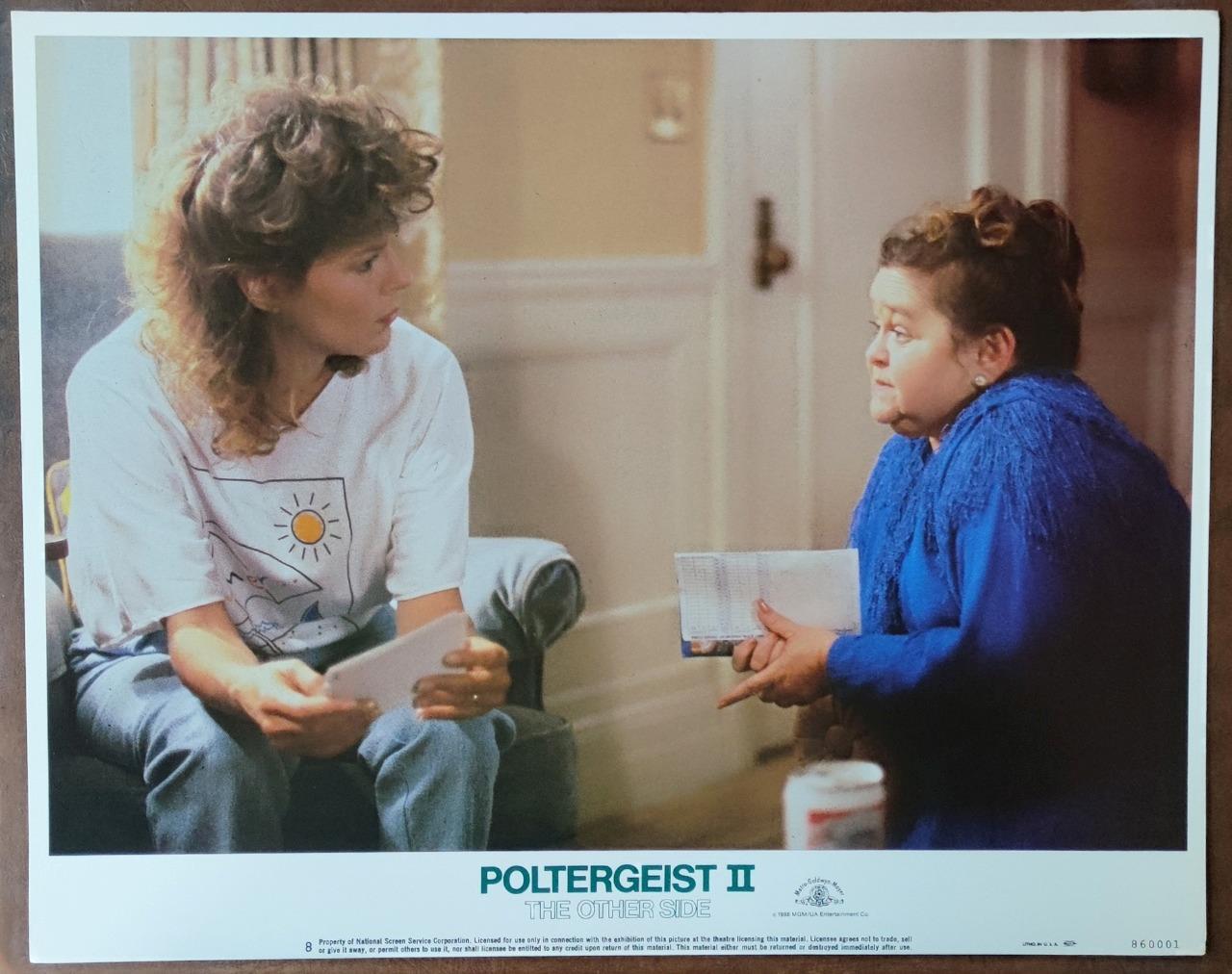 JoBeth Williams & Zelda Rubinstein POLTERGEIST II original 1986 Lobby ...