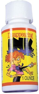 Magic Disappearing Ink 1oz Bottle Novelty Party Gag Prank Joke Fun ...