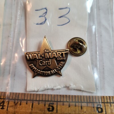 Walmart PIN " The WAL*MART Card Application All Star " Vintage ...
