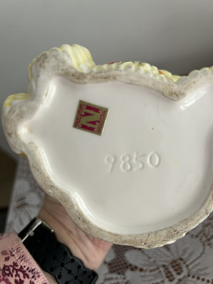 VINTAGE 1960’s HTF NAPCO Yellow Easter Bunny Figurine Planter RARE ...