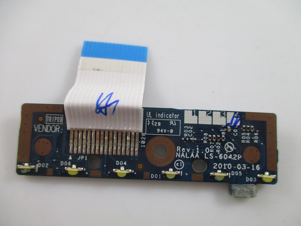 Carte Boutons Touchpad TOSHIBA SATELLITE PRO L670-1DJ LS-6042P Original ...